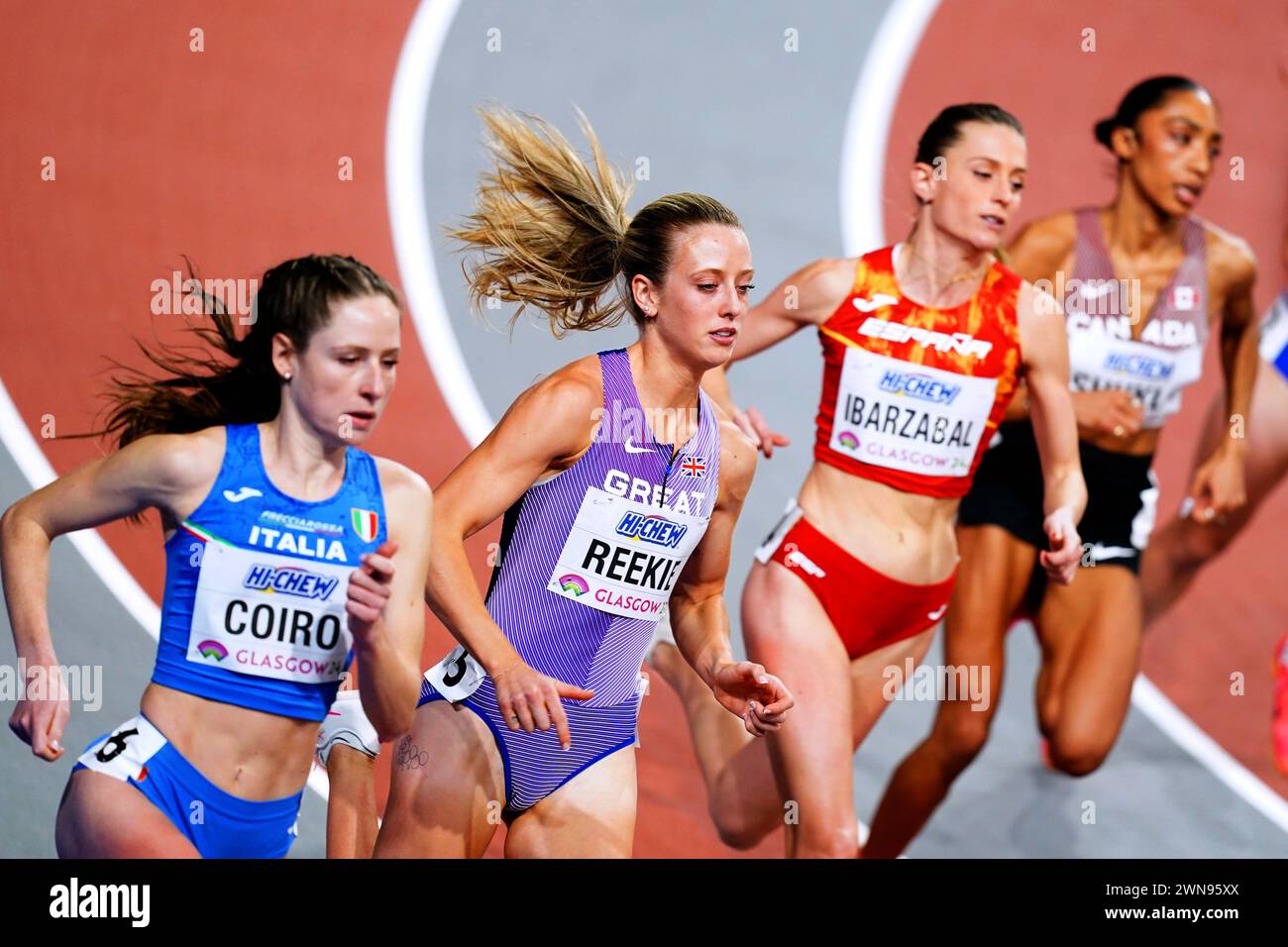 Great Britain's Jemma Reekie (second left) in action as she competes in ...