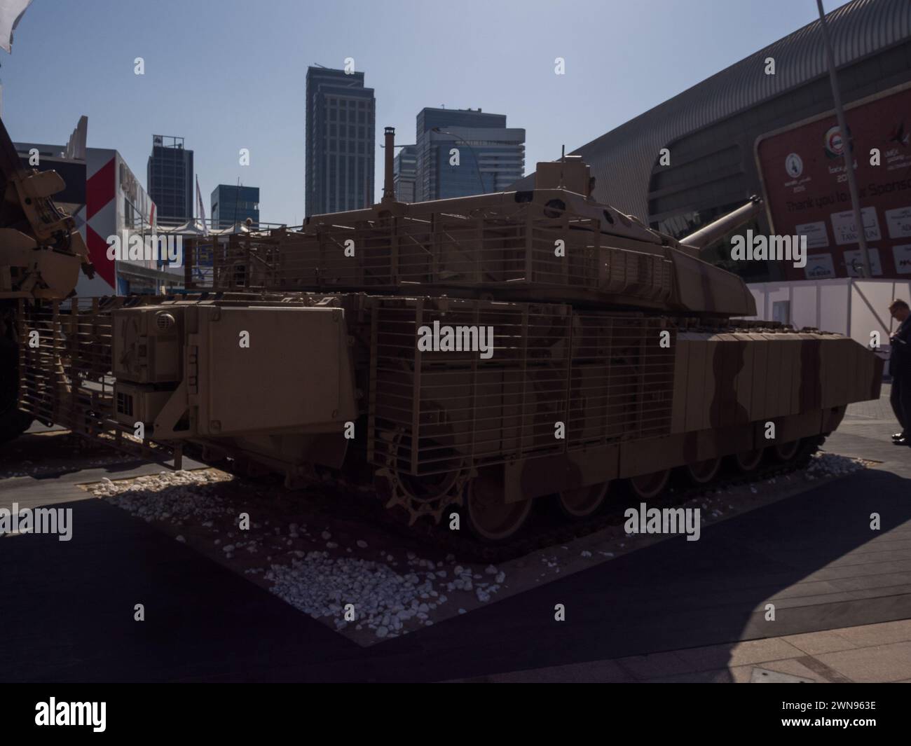 Abu Dhabi, UAE - Feb.25.2015: UAE Armed forces Leclerc MBT (main battle ...