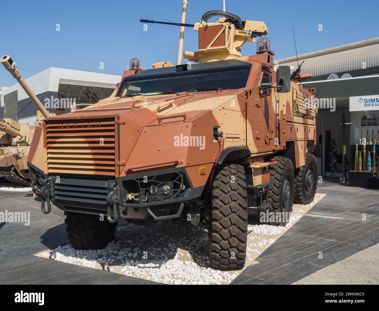 Abu Dhabi, UAE - Feb.25.2015: Nexter Titus (Tactical Infantry Transport and Utility System ...