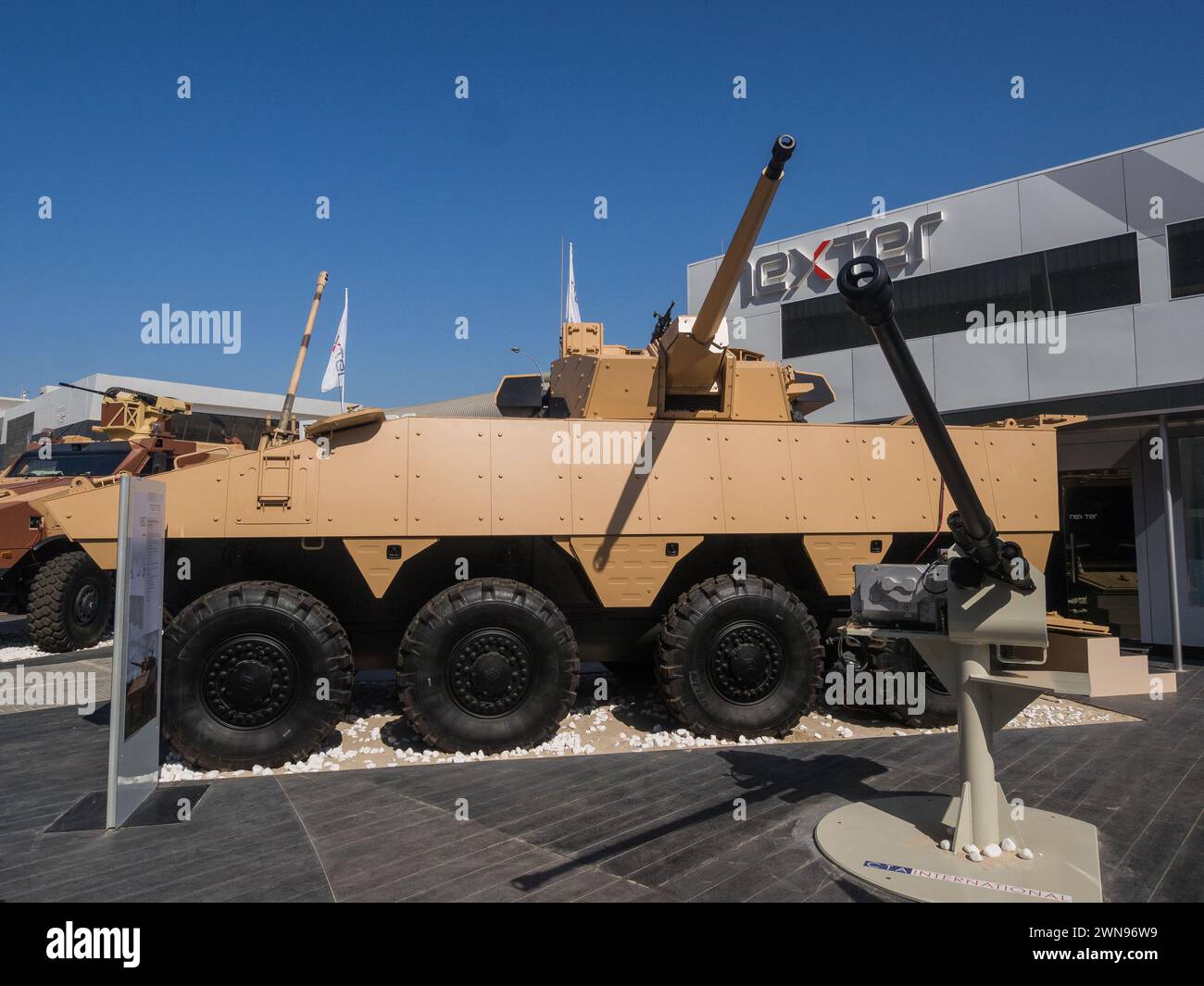 Abu Dhabi, UAE - Feb.25.2015: Nexter VBCI 8x IFV (Infantry Fighting ...