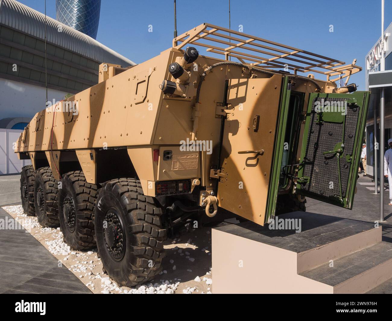 Abu Dhabi, UAE - Feb.25.2015: Nexter VBCI 8x8 IFV (Infantry Fighting ...