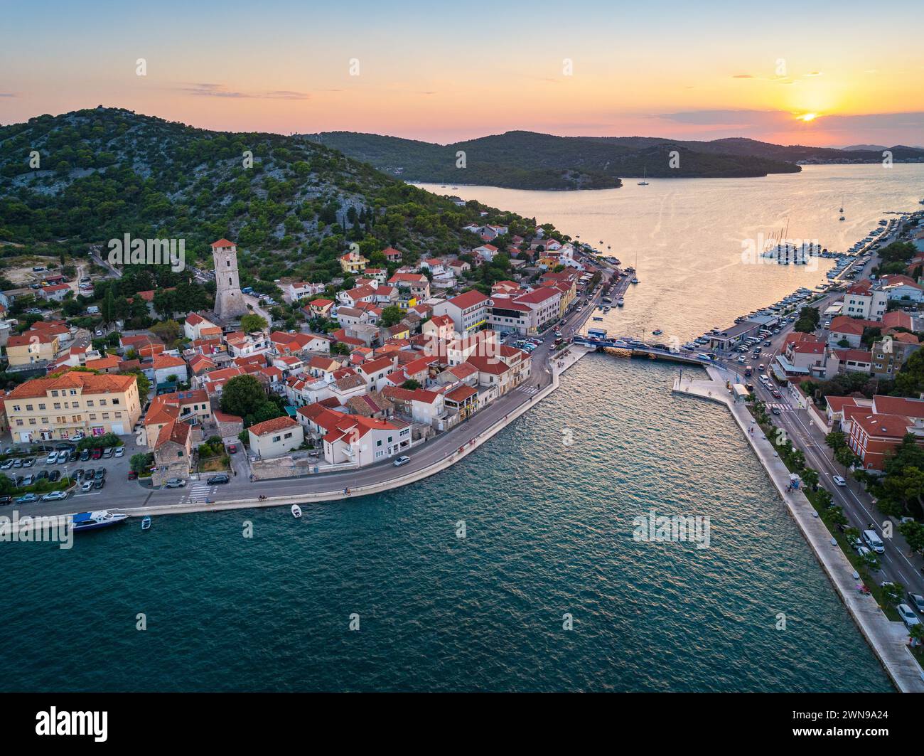 Tisno, Murter island Stock Photo - Alamy