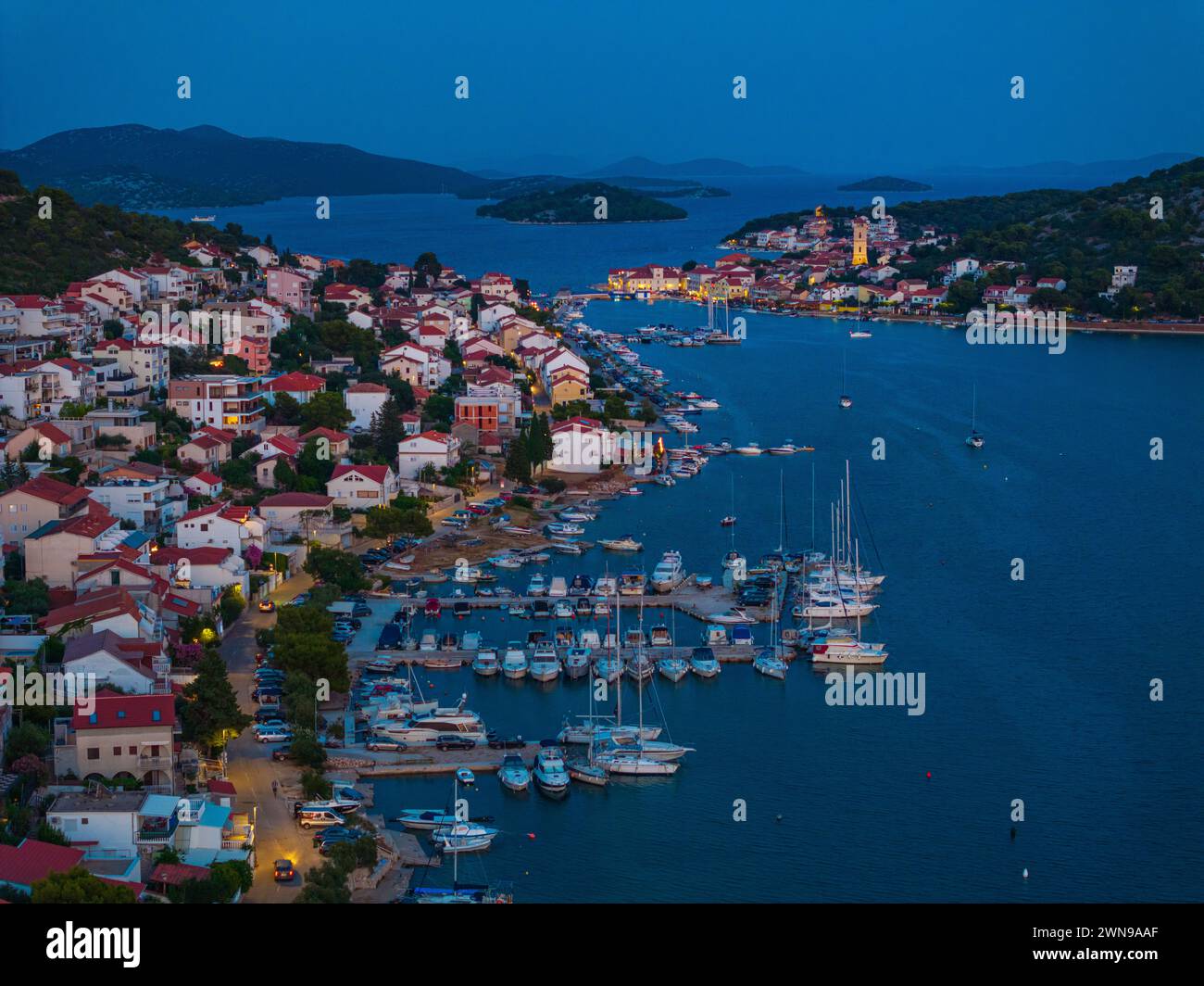 Tisno, Murter island Stock Photo - Alamy
