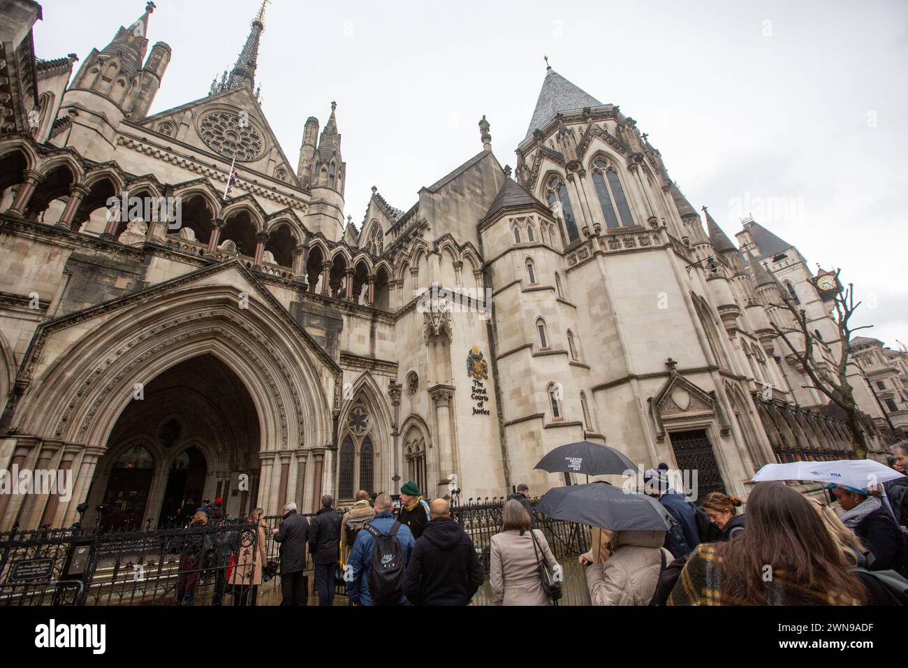 London, England, UK. 1st Mar, 2024. British High Court, Royal Courts of ...