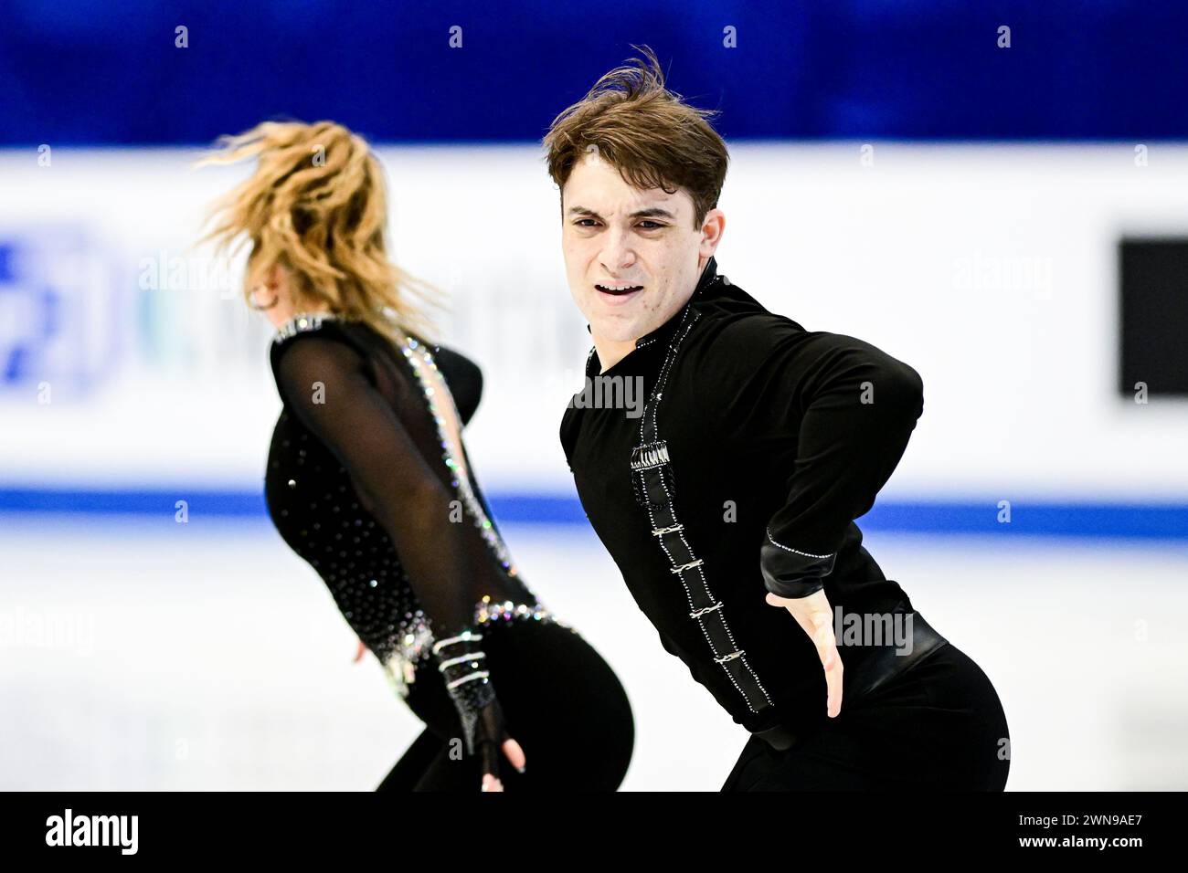 Elliana PEAL & Ethan PEAL (USA), during Junior Ice Dance Rhythm Dance ...