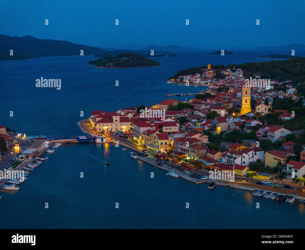 Tisno, Murter island Stock Photo - Alamy
