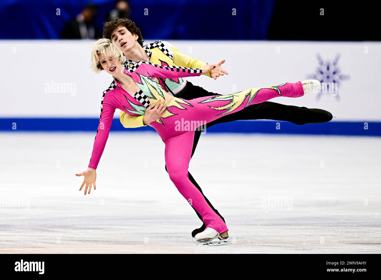 Elizabeth TKACHENKO & Alexei KILIAKOV (ISR), during Junior Ice Dance ...