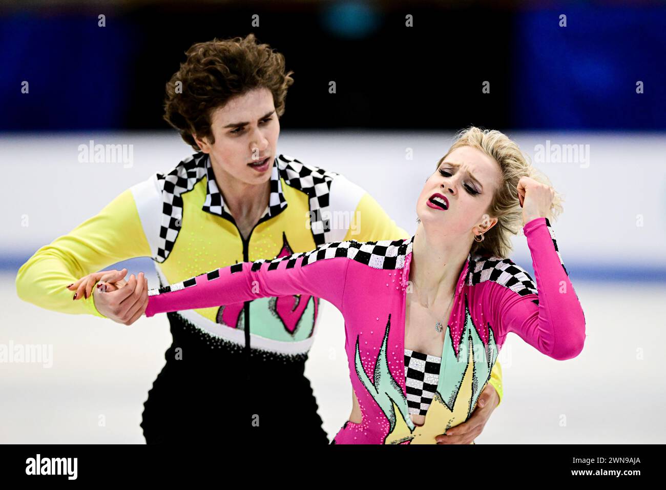 Elizabeth TKACHENKO & Alexei KILIAKOV (ISR), during Junior Ice Dance ...
