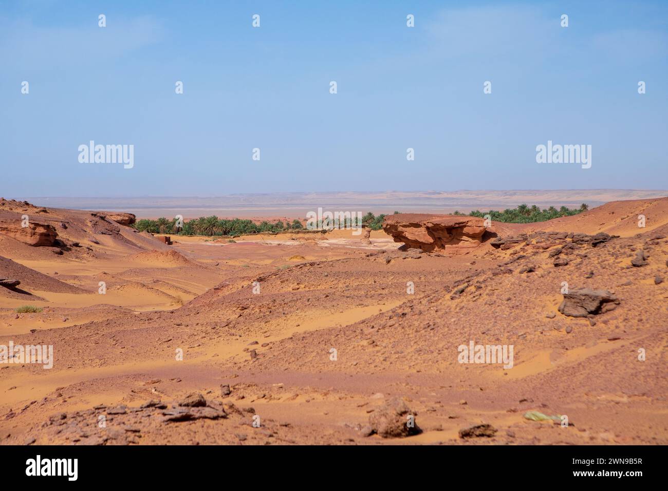 Timimoun Kssar in the Algerian desert Sahara Stock Photo - Alamy