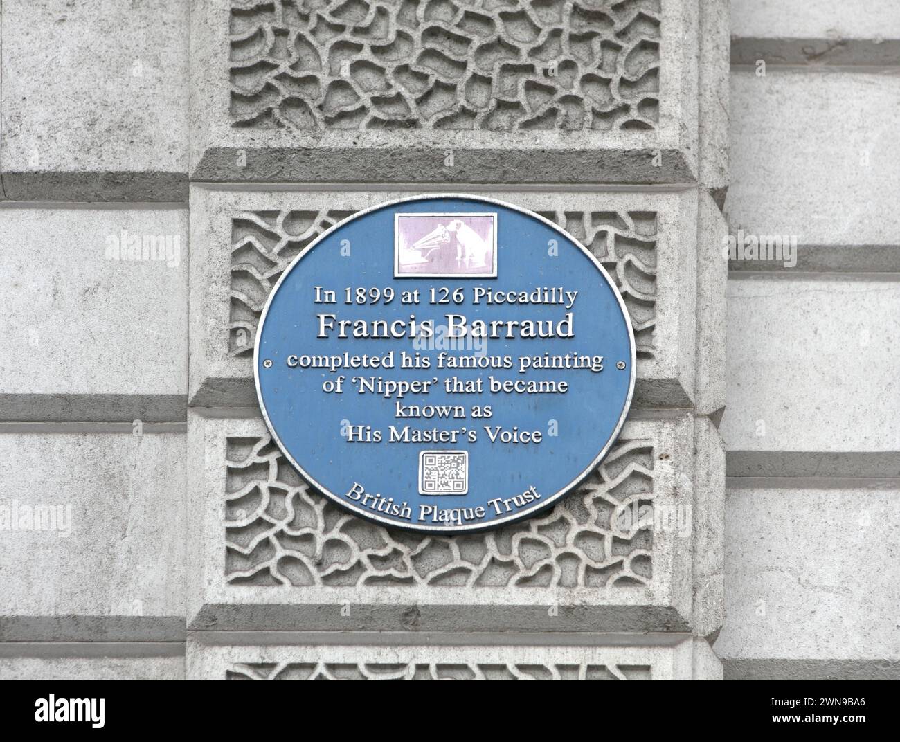 In 1899 at 126 Piccadilly, Francis Barraud completed his famous ...