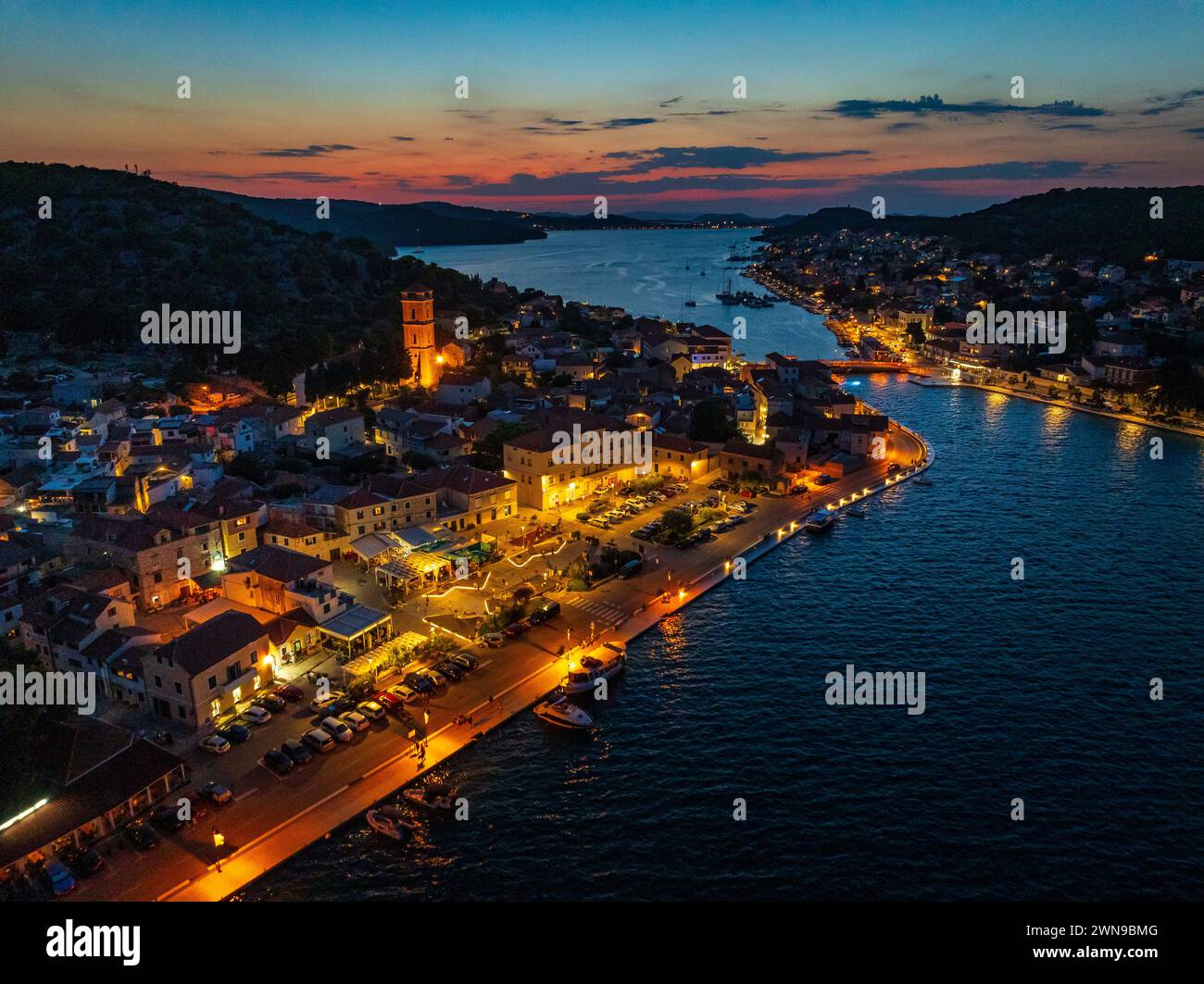 Tisno, Murter island Stock Photo - Alamy