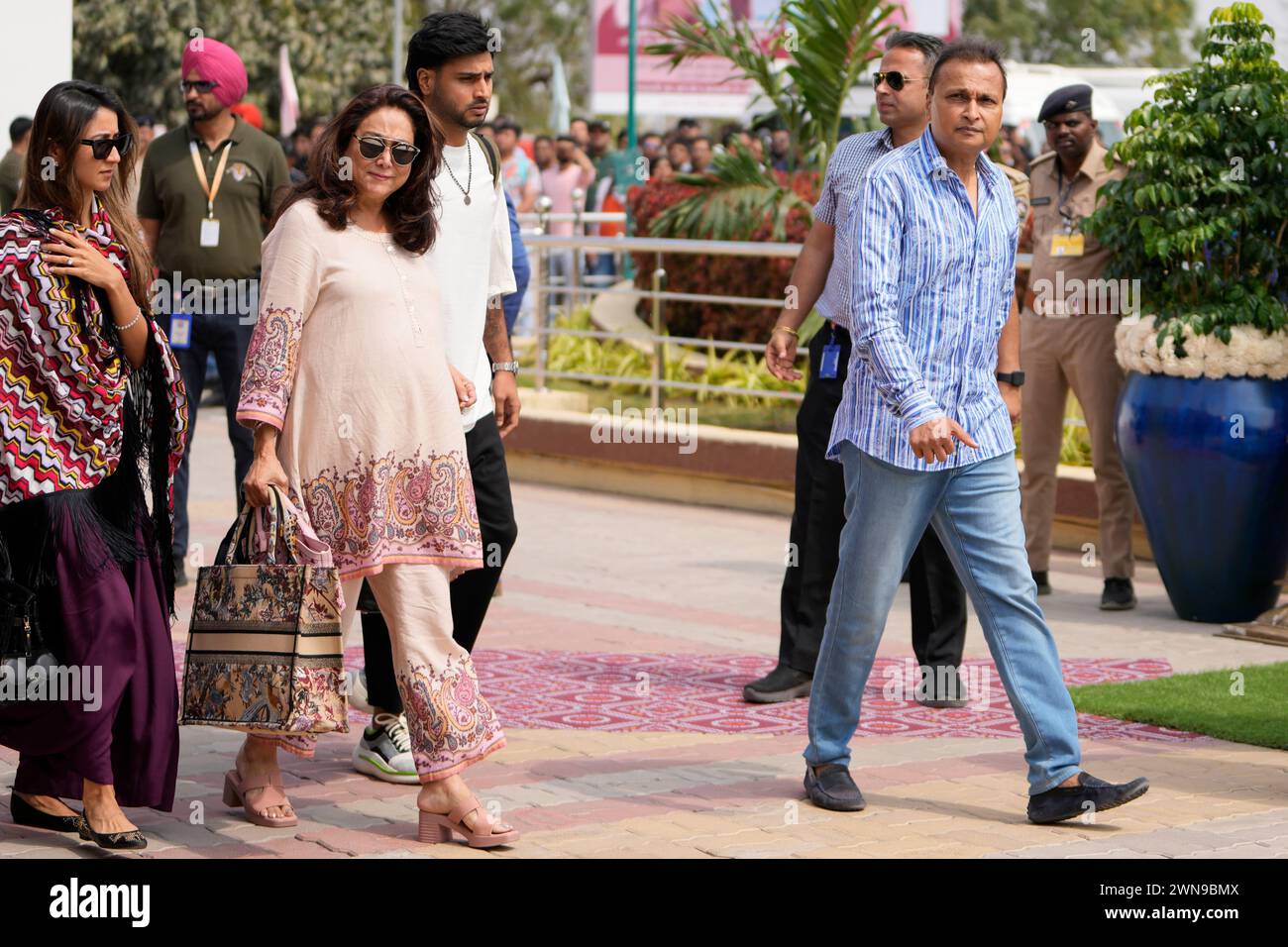 Anil Ambani Businessman And Brother Of Mukesh Ambani Right Arrives 