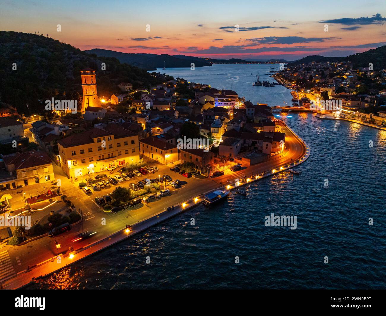 Tisno, Murter island Stock Photo - Alamy