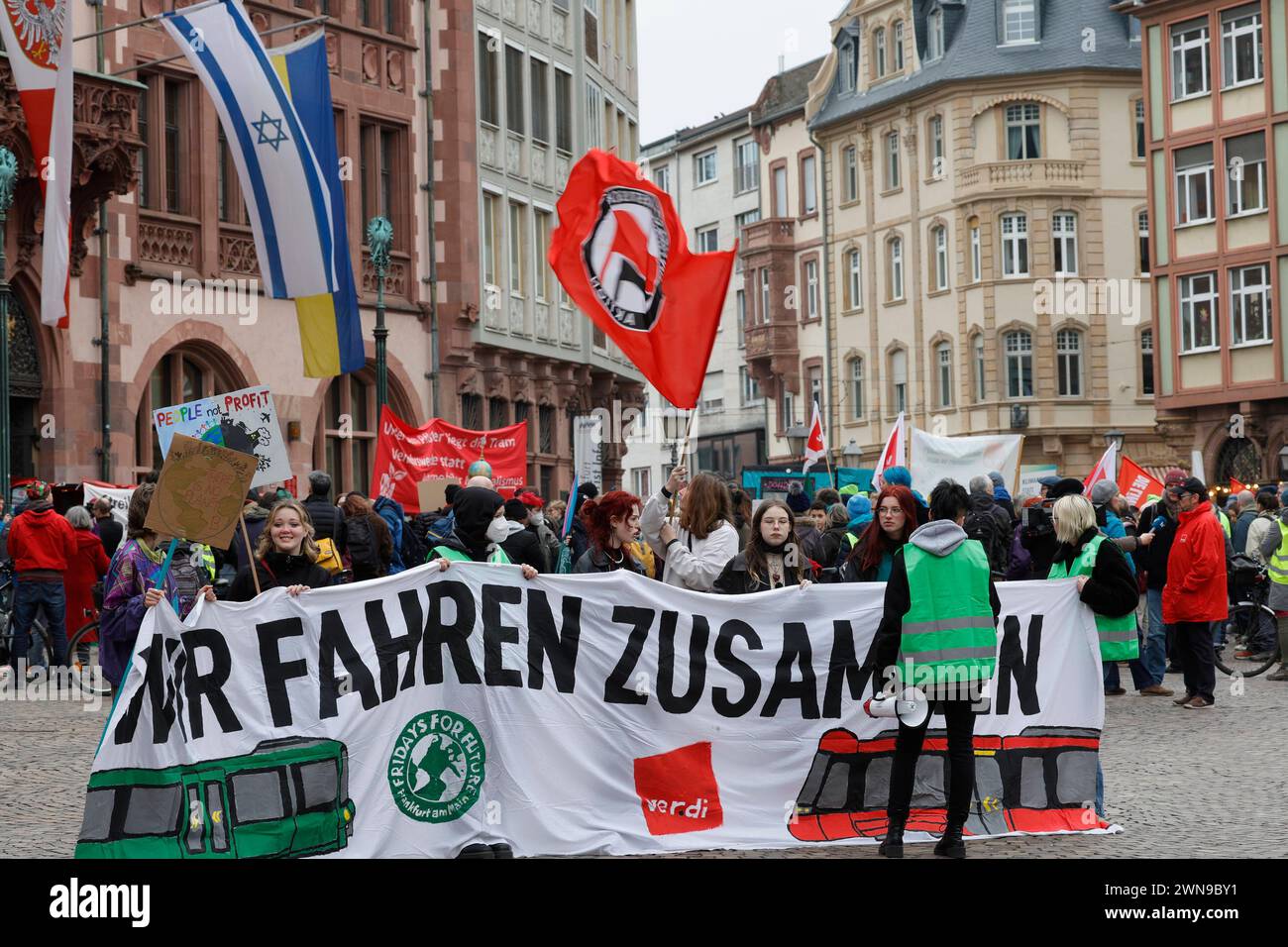 01.03.2024 Bundesweiter gemeinsamer Streiktag mit FRIDAYS FOR FUTURE nach Aufruf von der ...