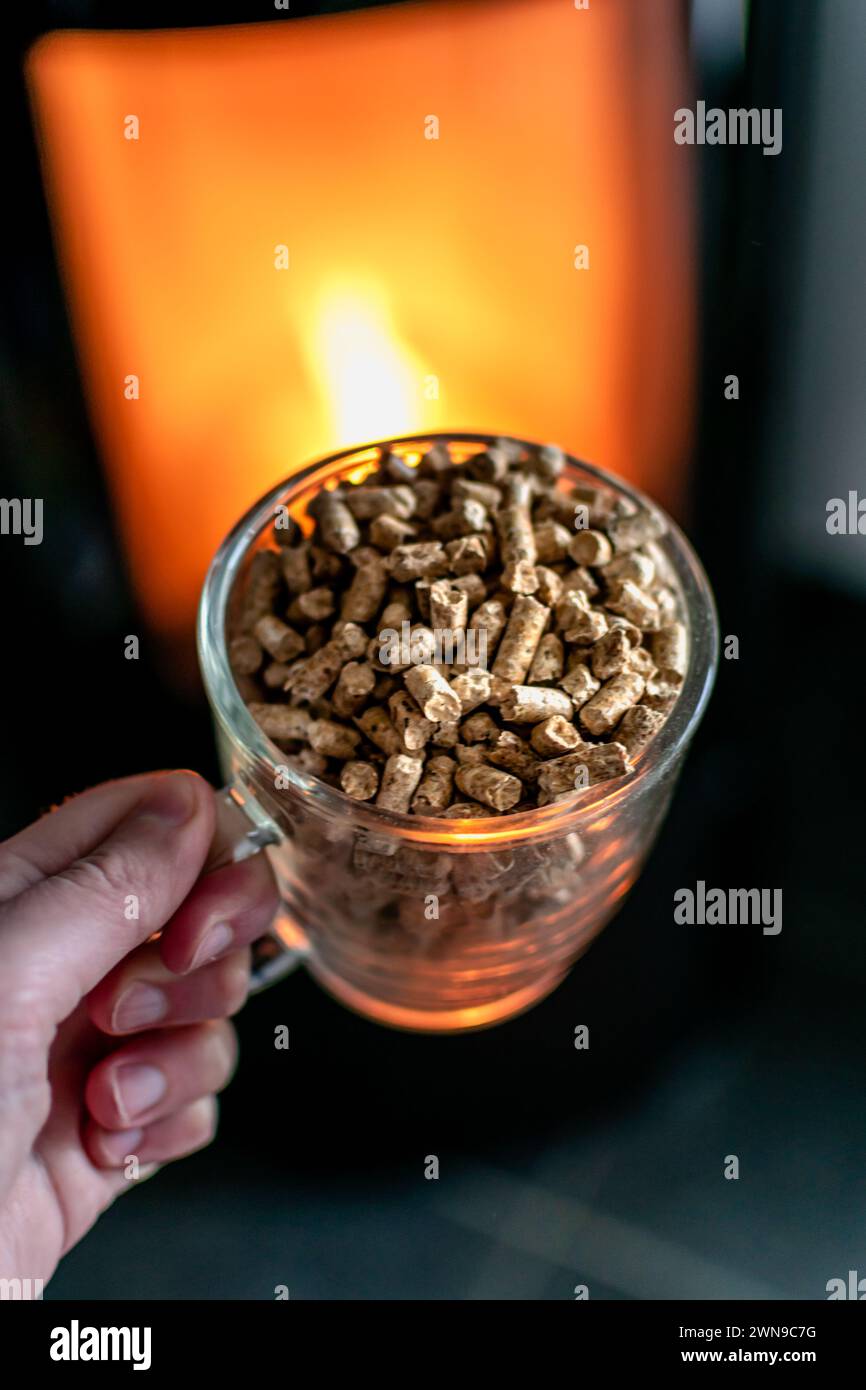 Wood waste burner hi-res stock photography and images - Alamy