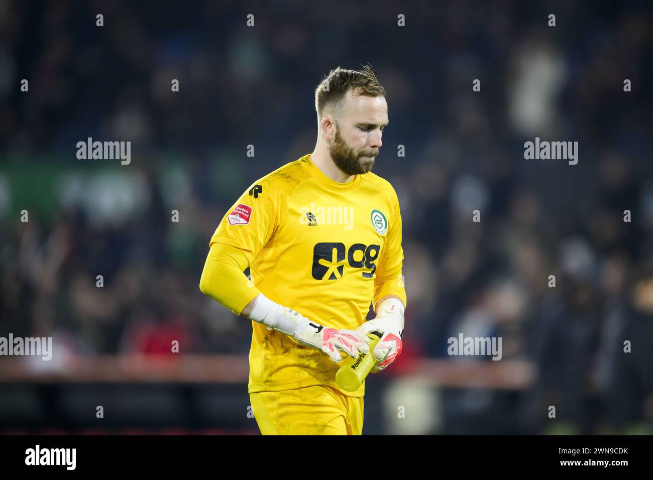 ROTTERDAM - FC Groningen goalkeeper Hidde Jurjus during the Toto KNVB ...