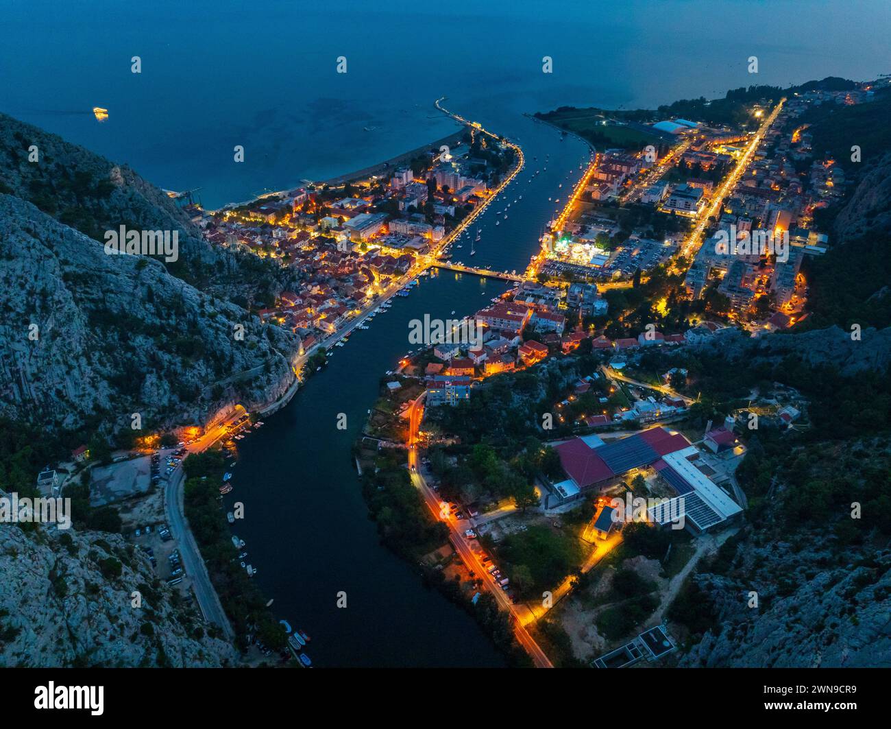 Omis drone hi-res stock photography and images - Alamy