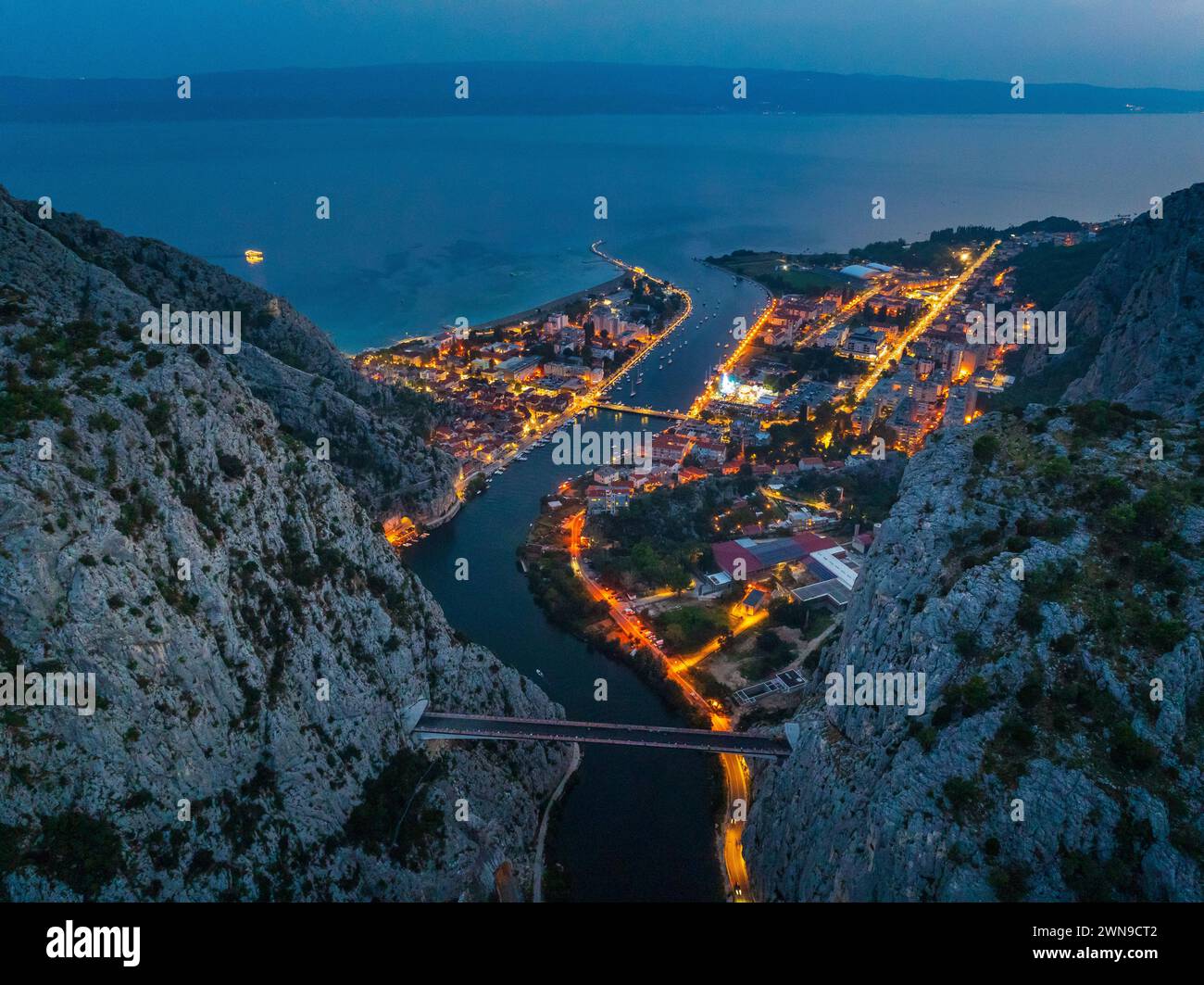 Omis drone hi-res stock photography and images - Alamy