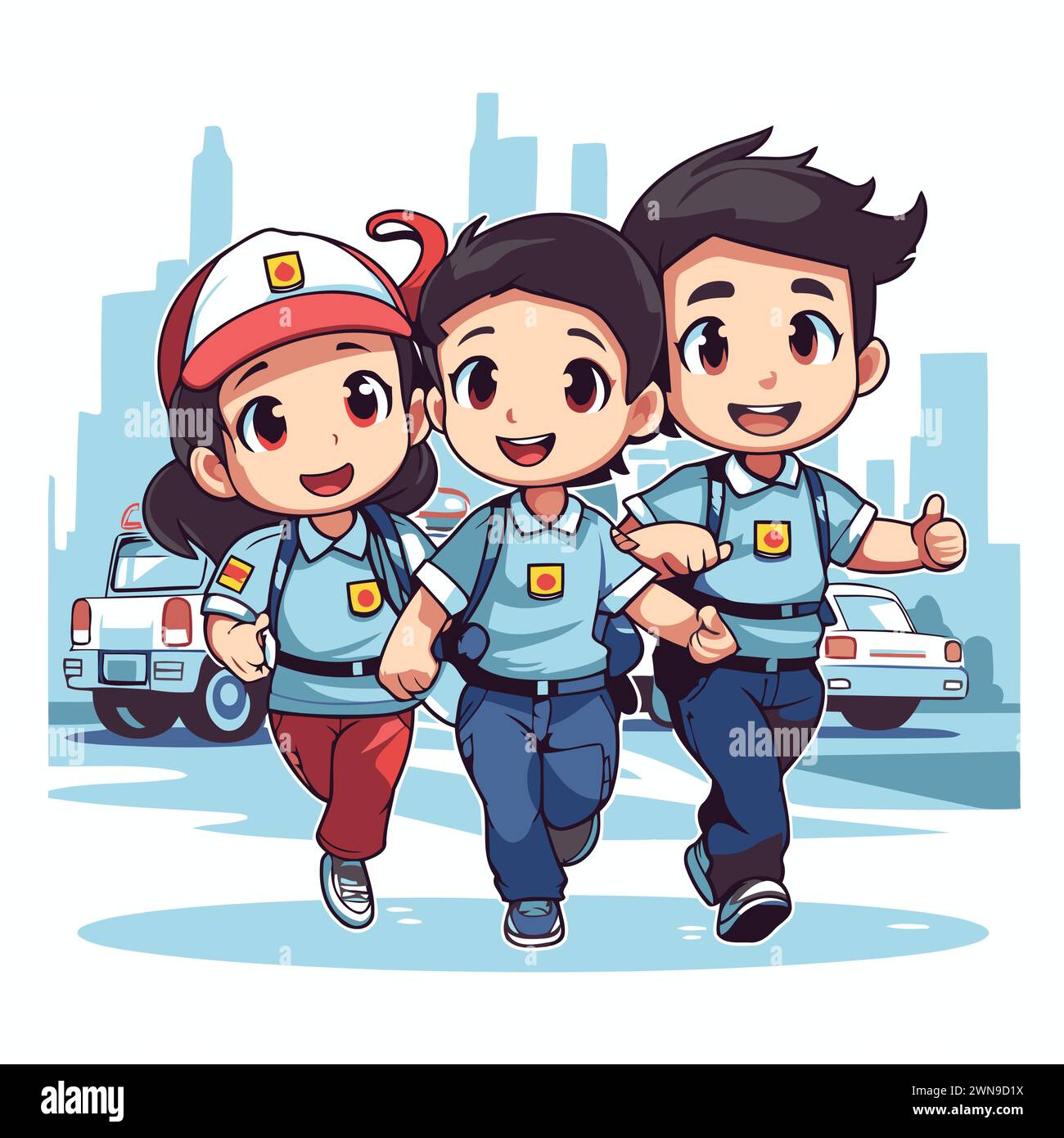 Street cartoon Stock Vector Images - Alamy