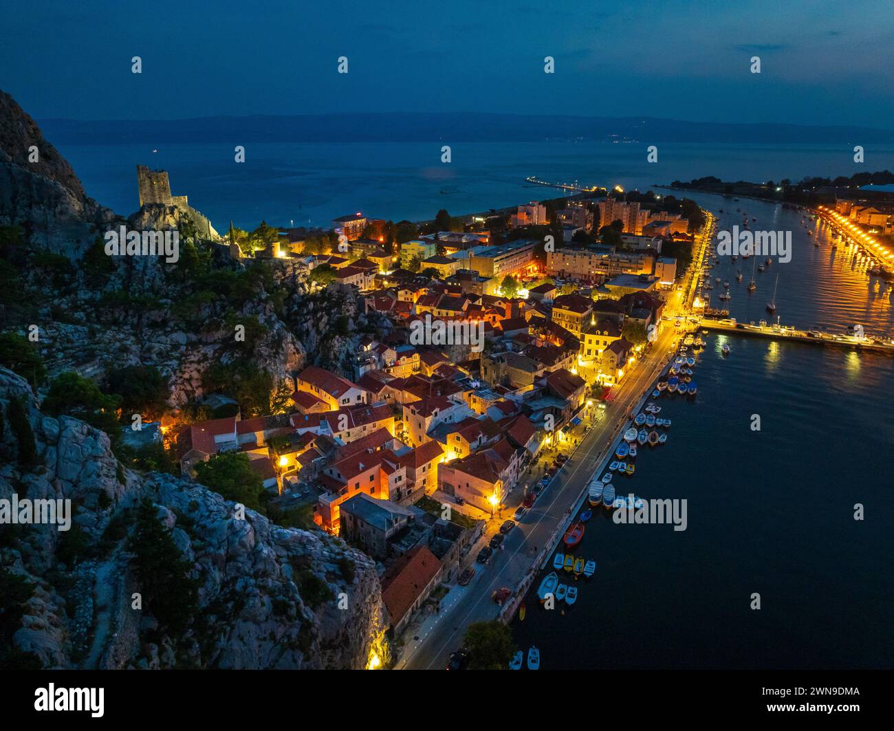 Omis drone hi-res stock photography and images - Alamy