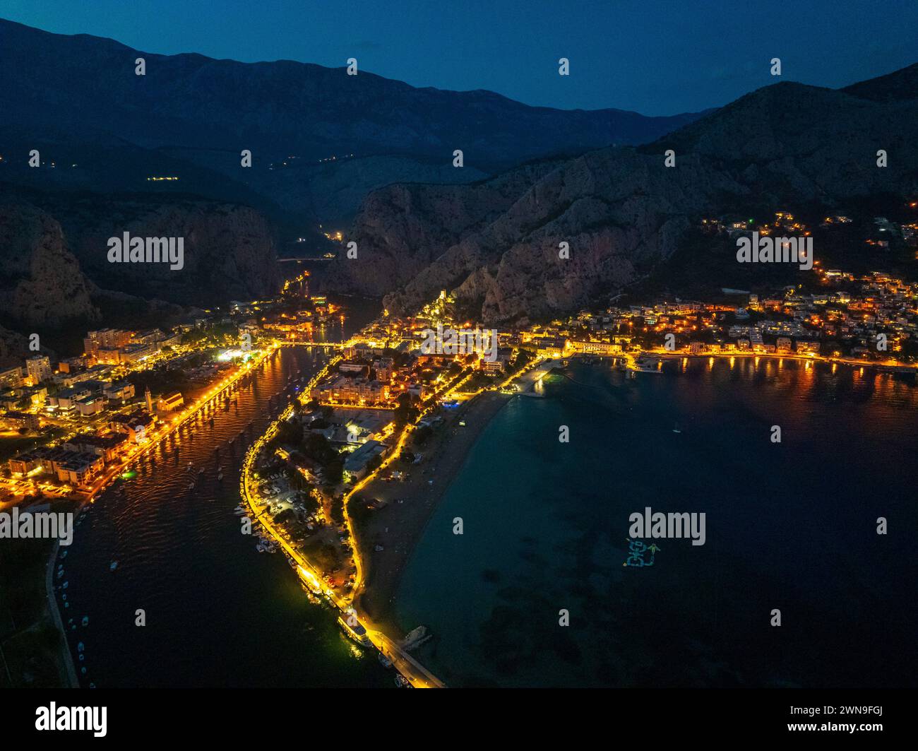 Omis city port hi-res stock photography and images - Alamy