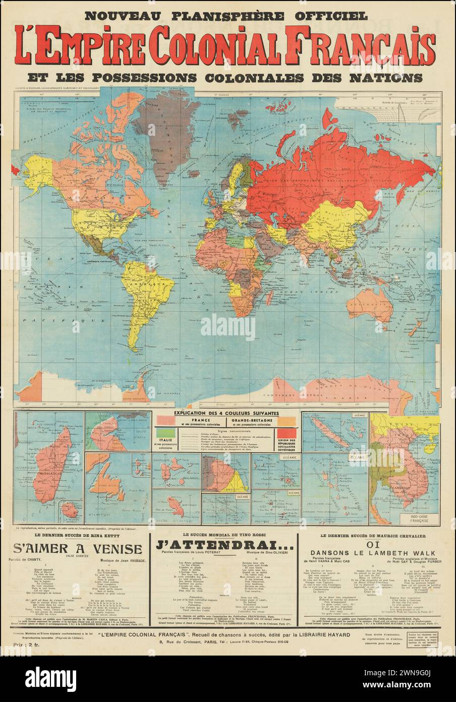 French colonial map hi-res stock photography and images - Alamy