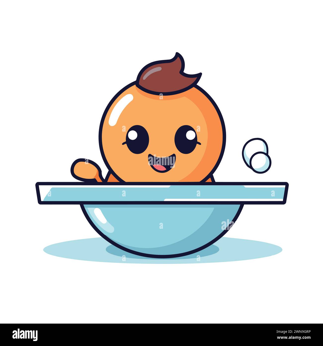 Egg bath Stock Vector Images - Alamy