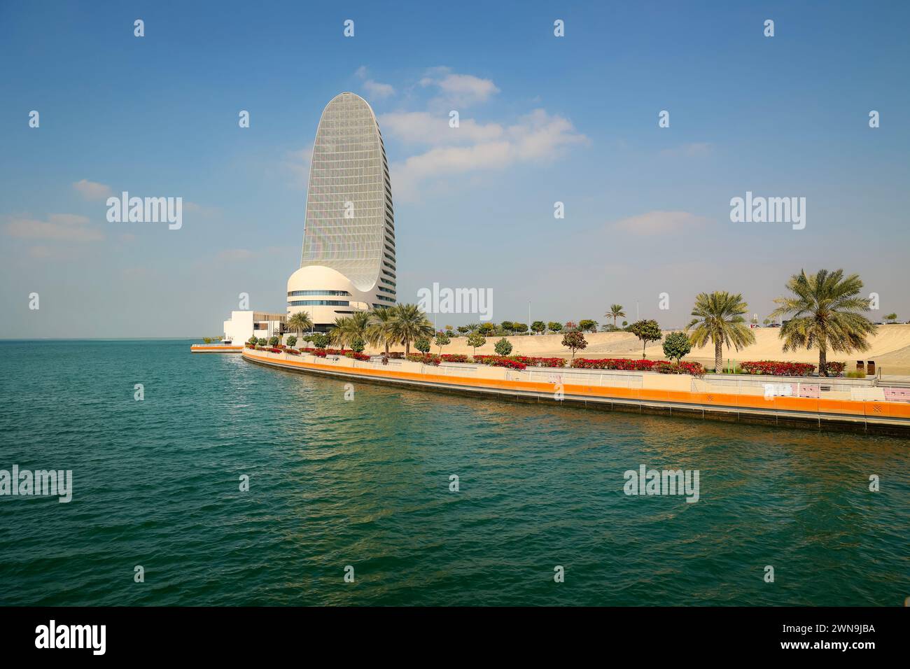 20th January 2024, Abudhabi, UAE. Al Sail Tower at the Al Raha Beach ...