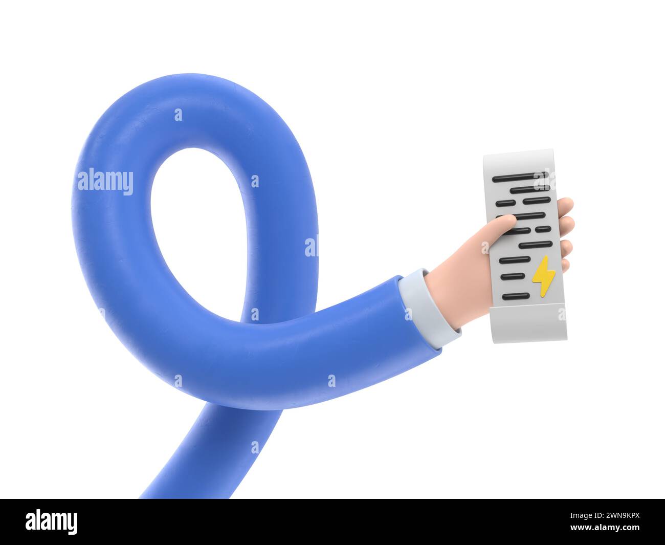 3d receipt money bank Cut Out Stock Images & Pictures - Alamy