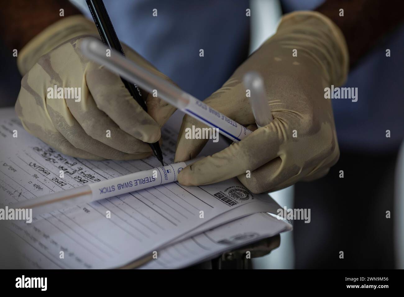 Criminal Investigation Department (CID) records DNA test samples for ...