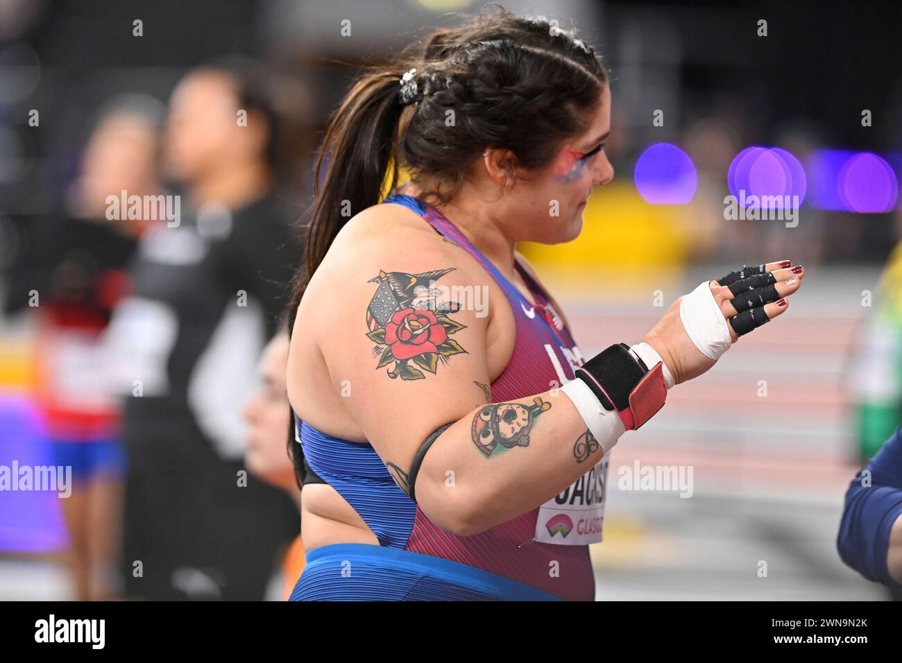 Glasgow Scotland :1–3-2024: Chase JACKSON of USA Womens Shot Put at the ...