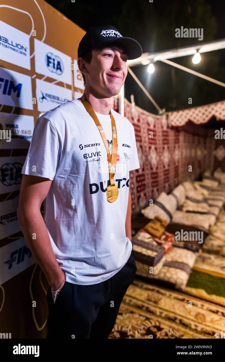 ABU DHABI DESERT, March 1, 2024, DABROWSKI Konrad (POL), Duust Rally ...