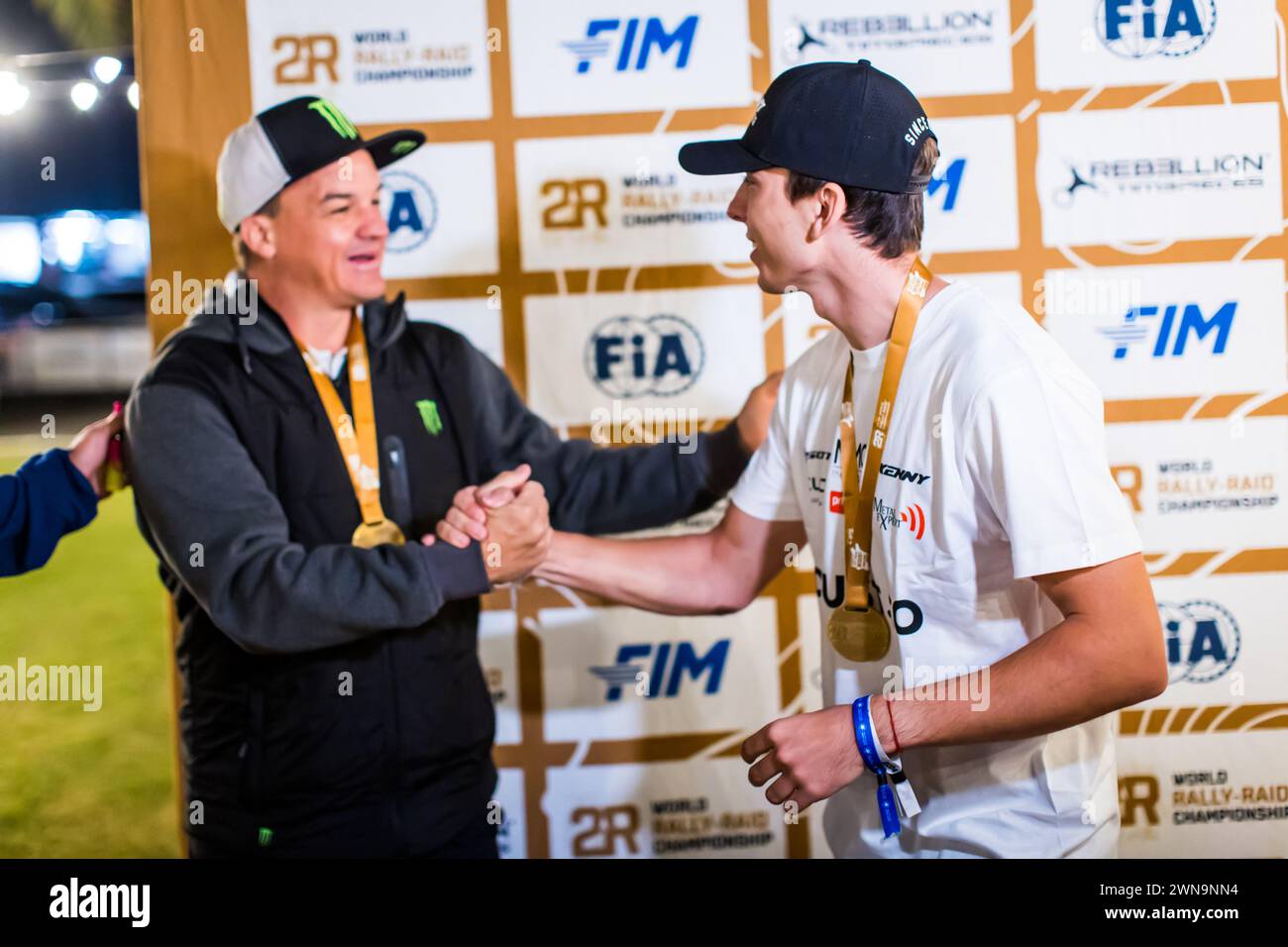 ABU DHABI DESERT, March 1, 2024, BRANCH Ross (BWA), Hero Motorsports ...