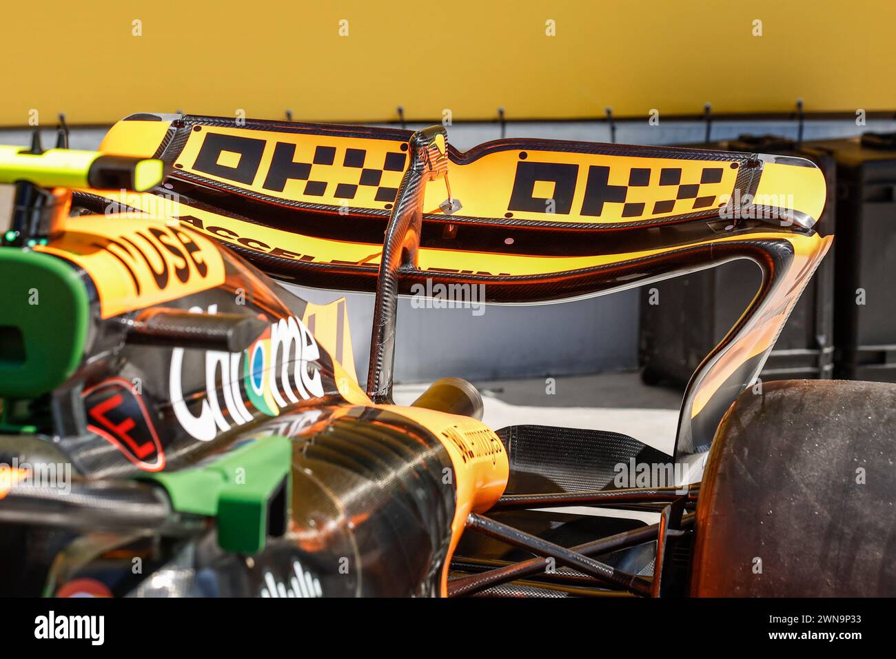 McLaren F1 Team MCL38, mechanical detail aerodynamism, aerodynamic ...