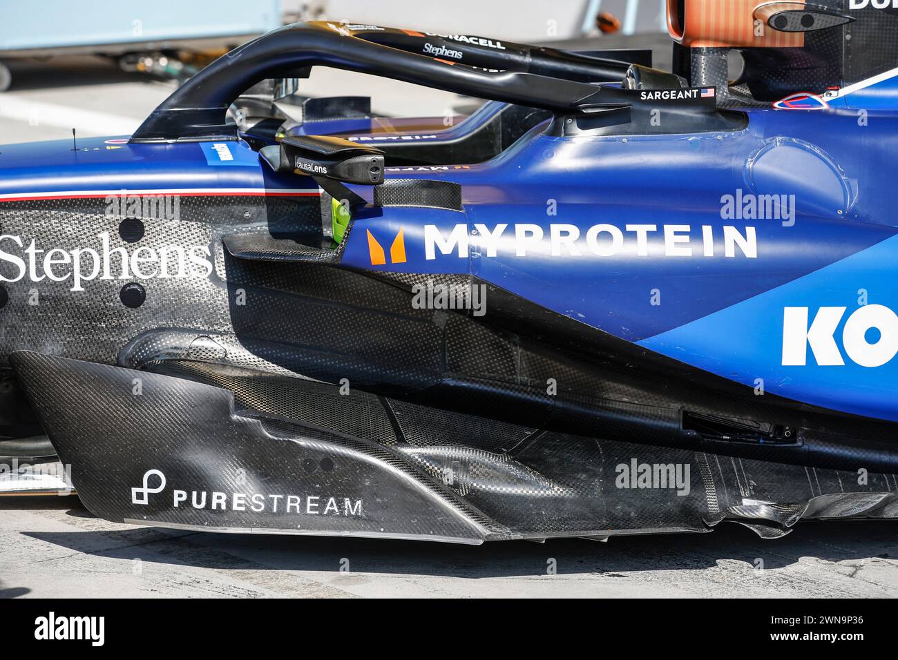 Williams Racing FW46, mechanical detail sidepod aerodynamism ...
