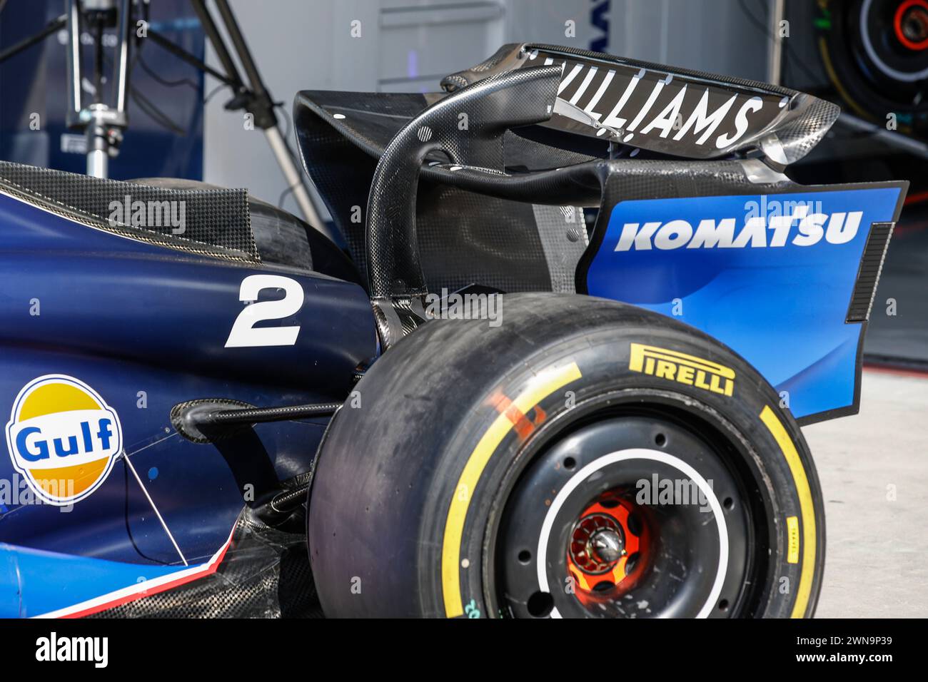 Williams Racing FW46, mechanical detail rear wing aerodynamism ...