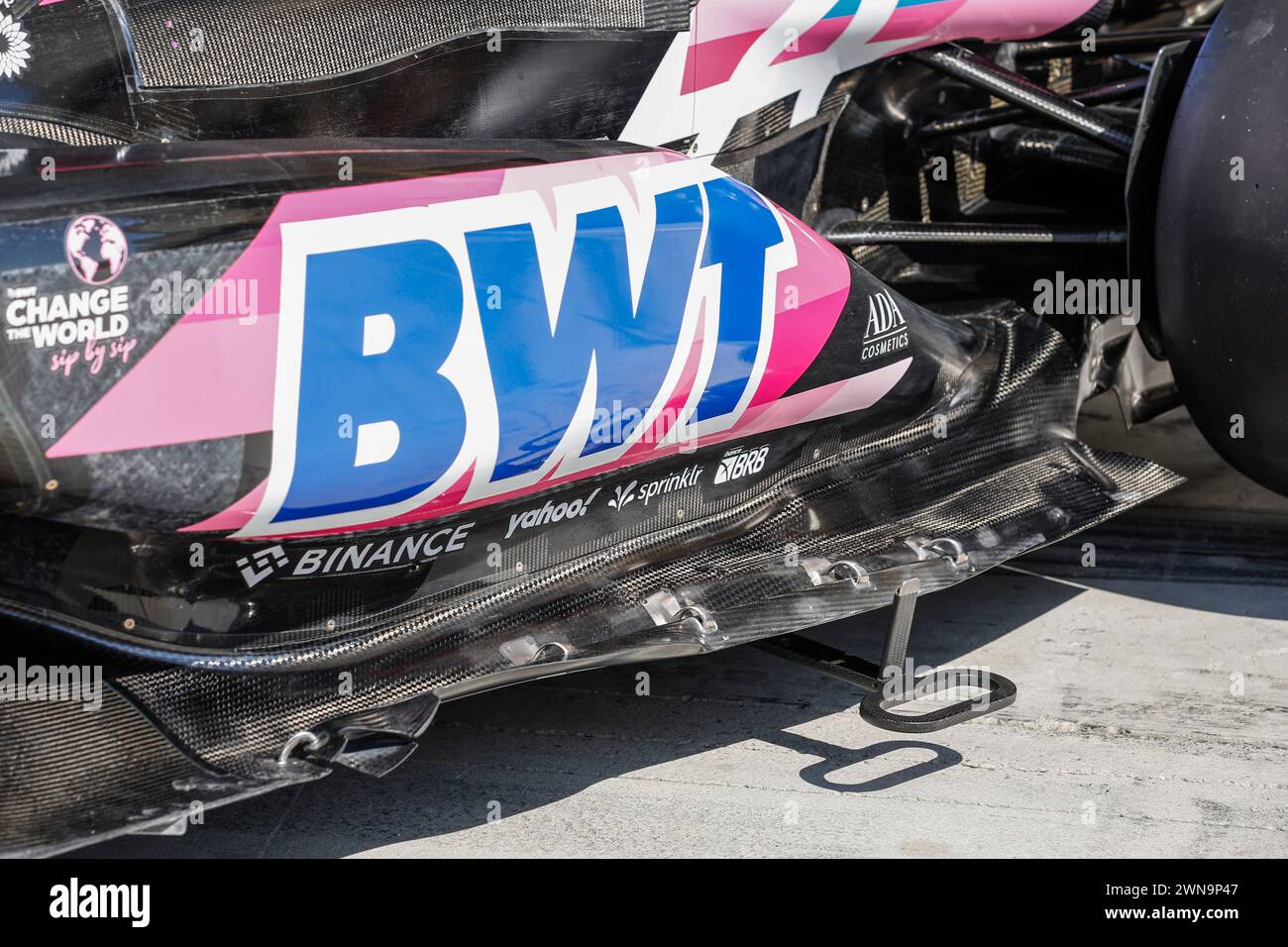 Alpine F1 Team A524, mechanical detail sidepod aerodynamism ...