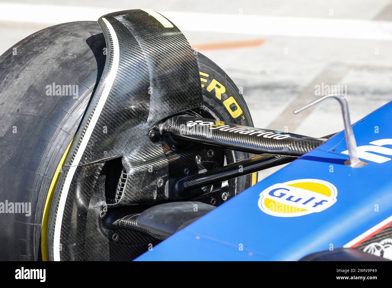 Williams Racing FW46, mechanical detail front wing aerodynamism ...