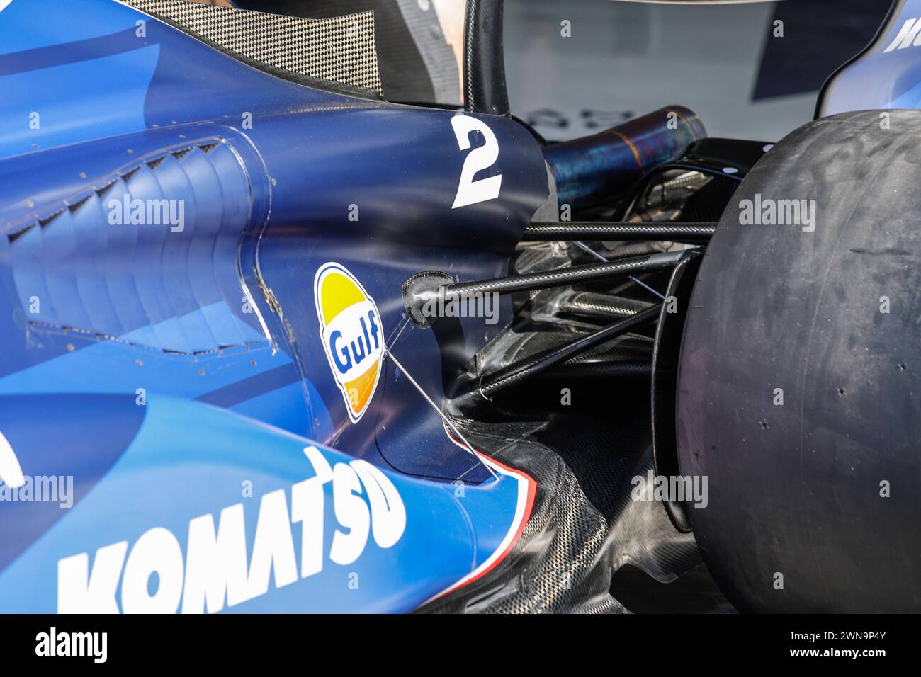 Williams Racing FW46, mechanical detail rear suspension aerodynamism ...
