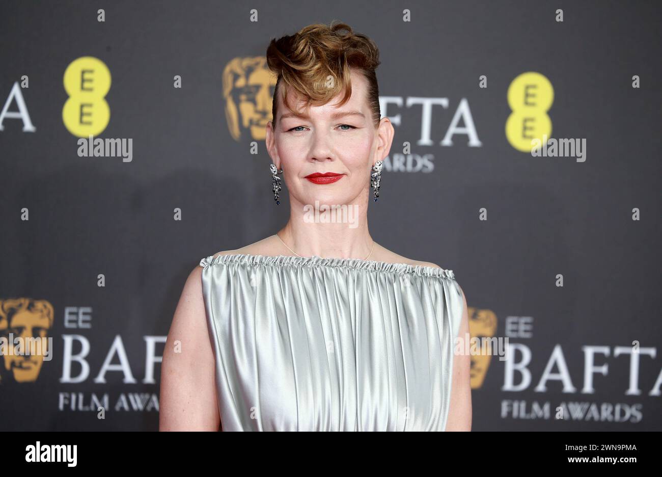 Sandra Huller attends the 2024 EE BAFTA Film Awards at The Royal ...