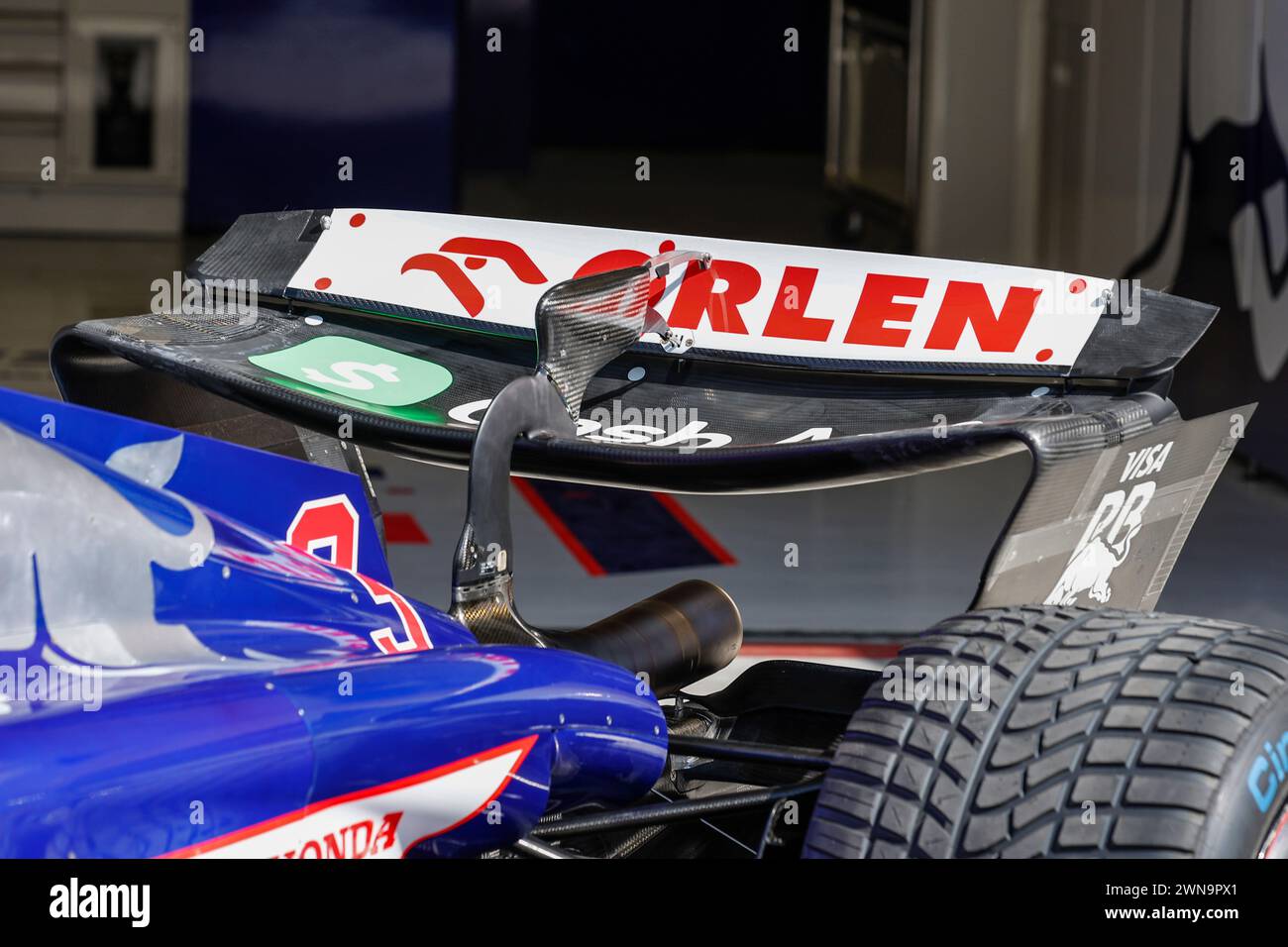 Visa Cash App RB F1 Team VCARB 01, mechanical detail rear wing ...