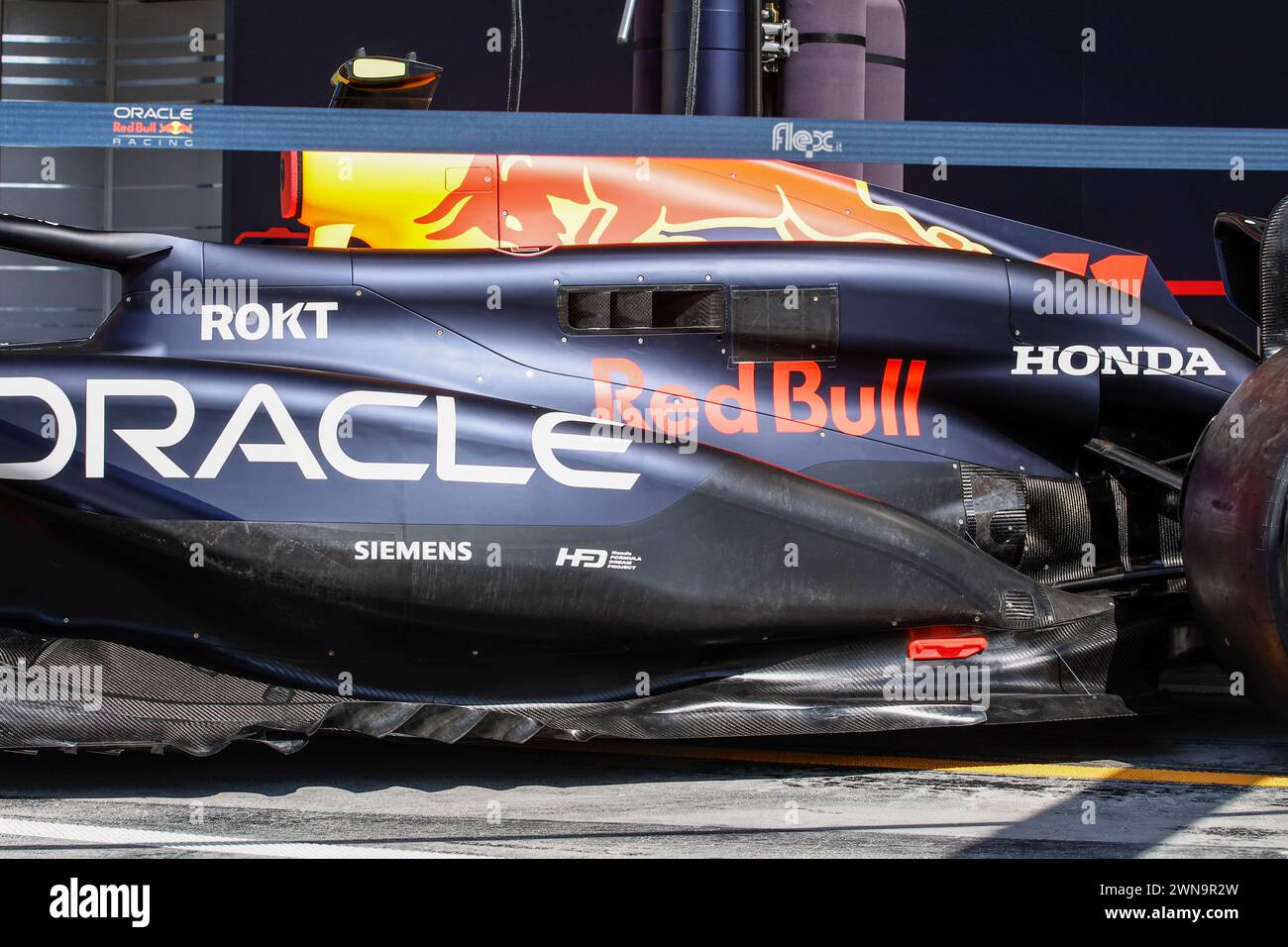 Red Bull Racing RB20, mechanical detail aerodynamism, aerodynamic ...