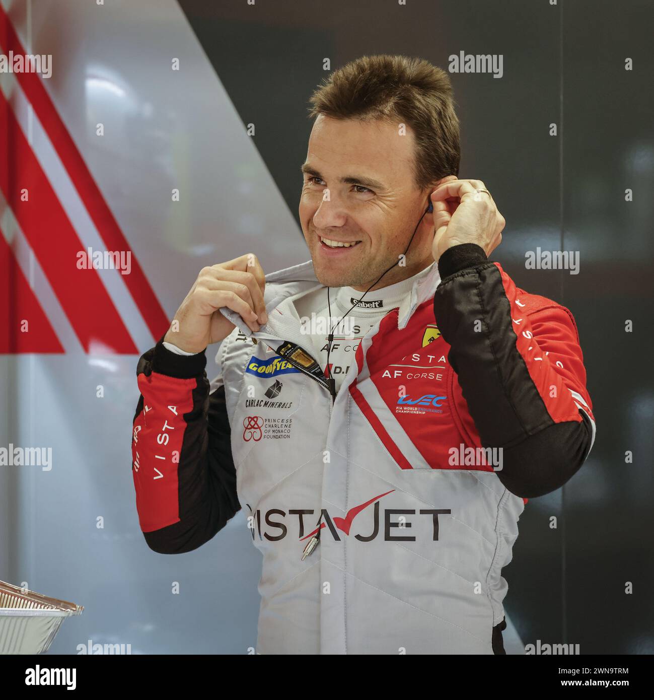 RIGON Davide (ita), Vista AF Corse, Ferrari 296 GT3, portrait during ...