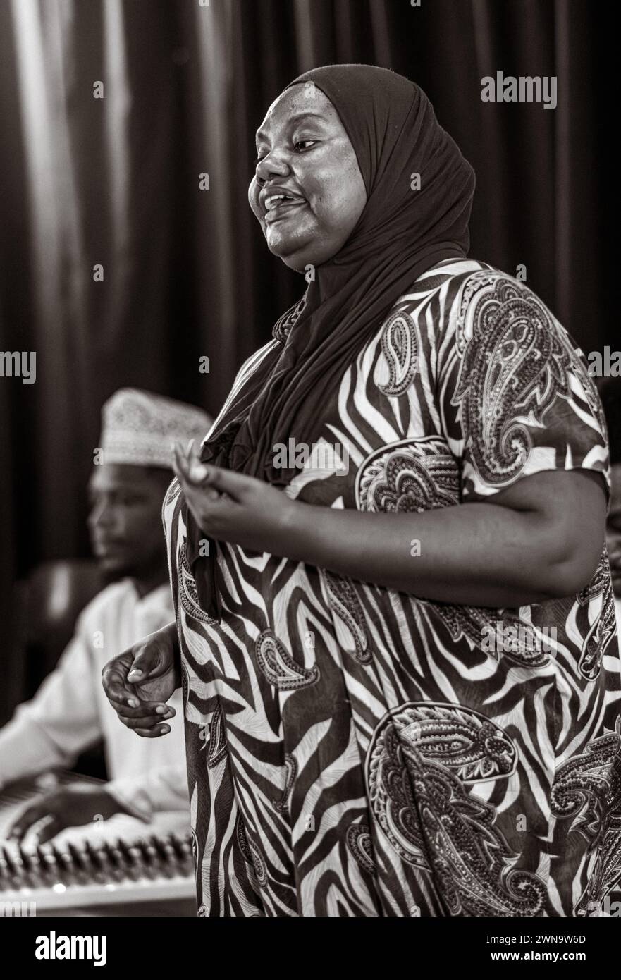 Muscians play Taarab music, Dhow Countries Music Academy (DCMA) concert ...