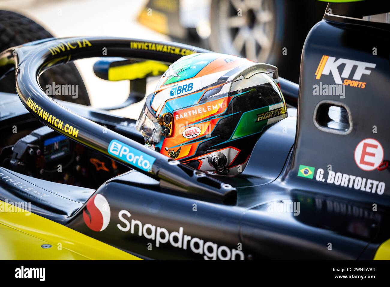 BORTOLETO Gabriel (bra), Invicta Racing, Dallara F2 2024, portrait ...
