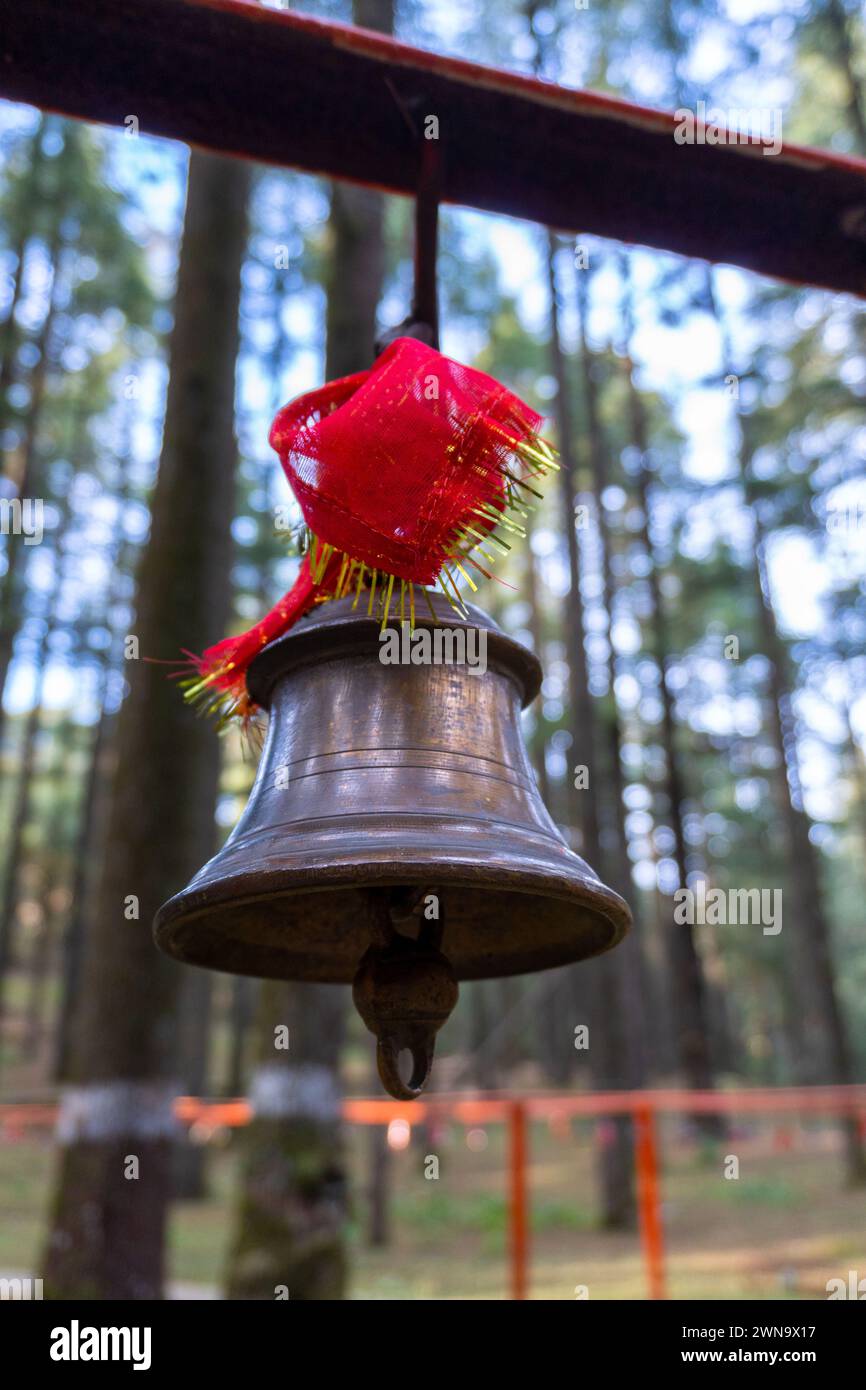 Bronze Bells with Red Cloths: Spiritual Symbolism at Tarkeshwar Mahadev ...