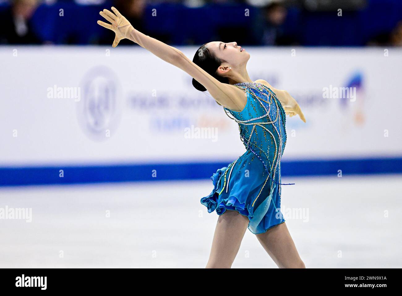 Yujae KIM (KOR), during Junior Women Free Skating, at the ISU World ...