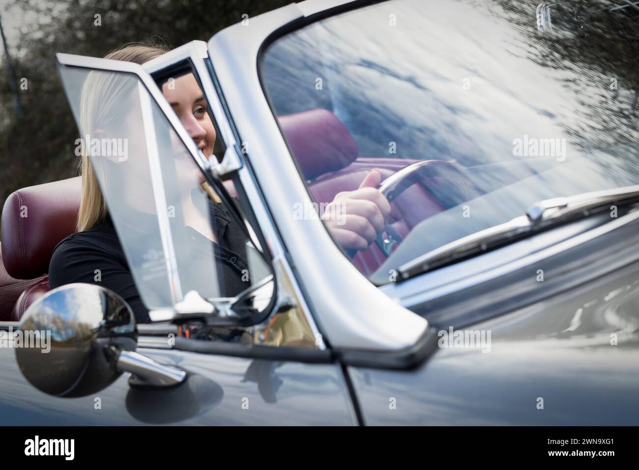 File Photo Electric RBW Roadster. The battery powered classic car is ...