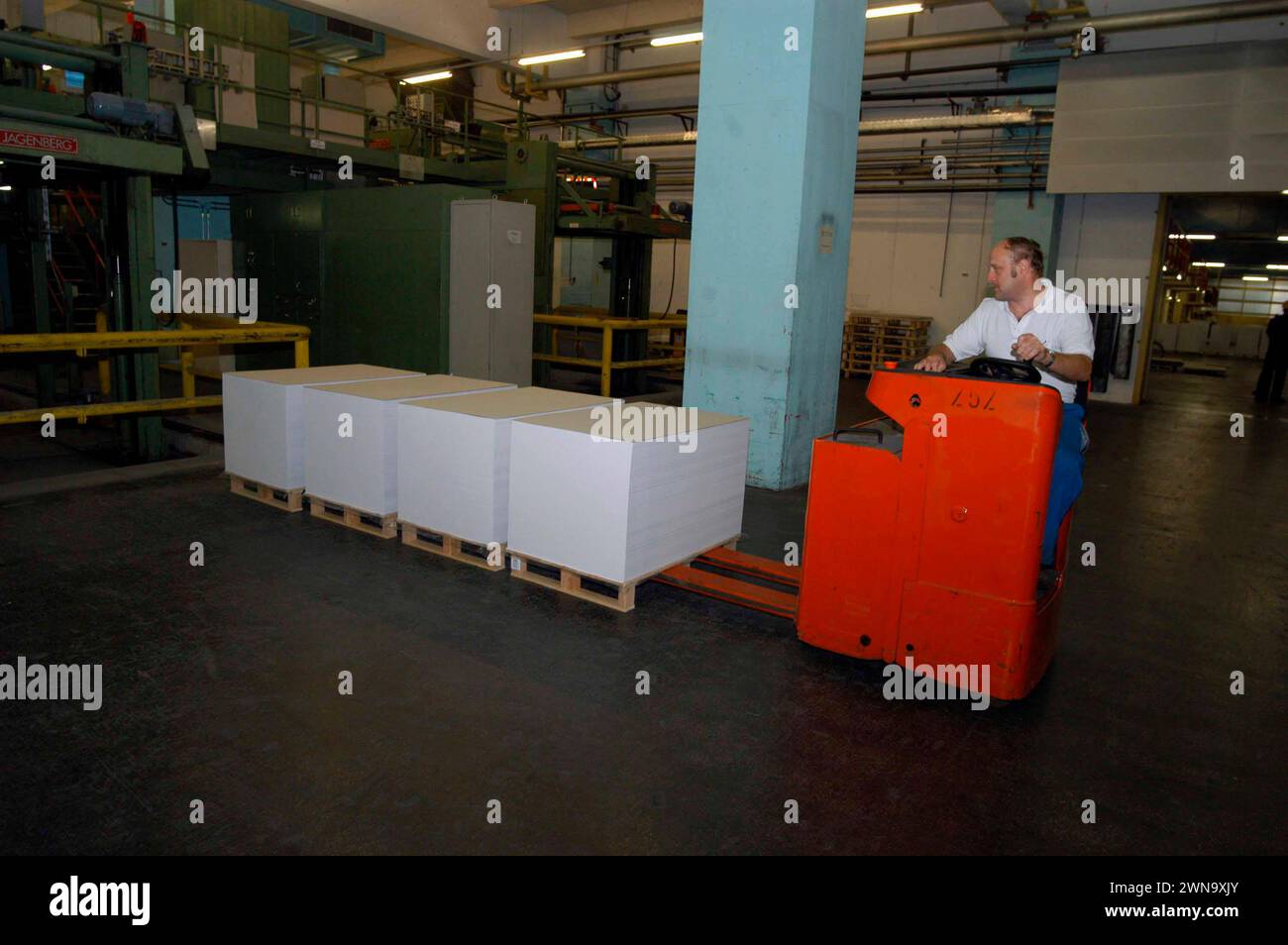 paper production in a large warehouse in the paper industry paper ...