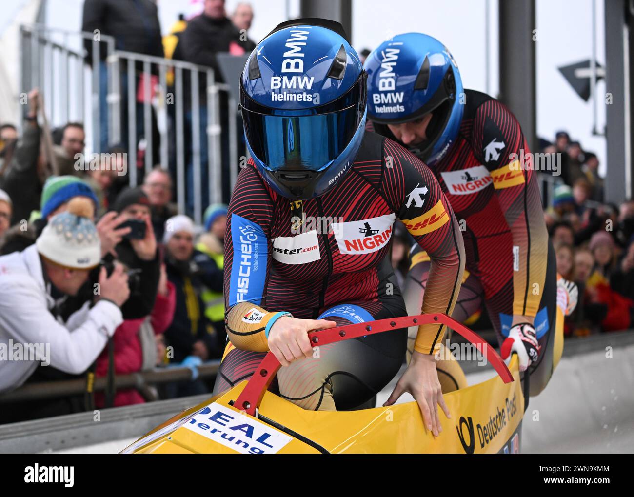 Winterberg, Germany. 01st Mar, 2024. Bobsleigh: World Championships ...